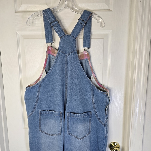 Monthorigin | Pants & Jumpsuits | Womens Oversize Denim Overalls With ...